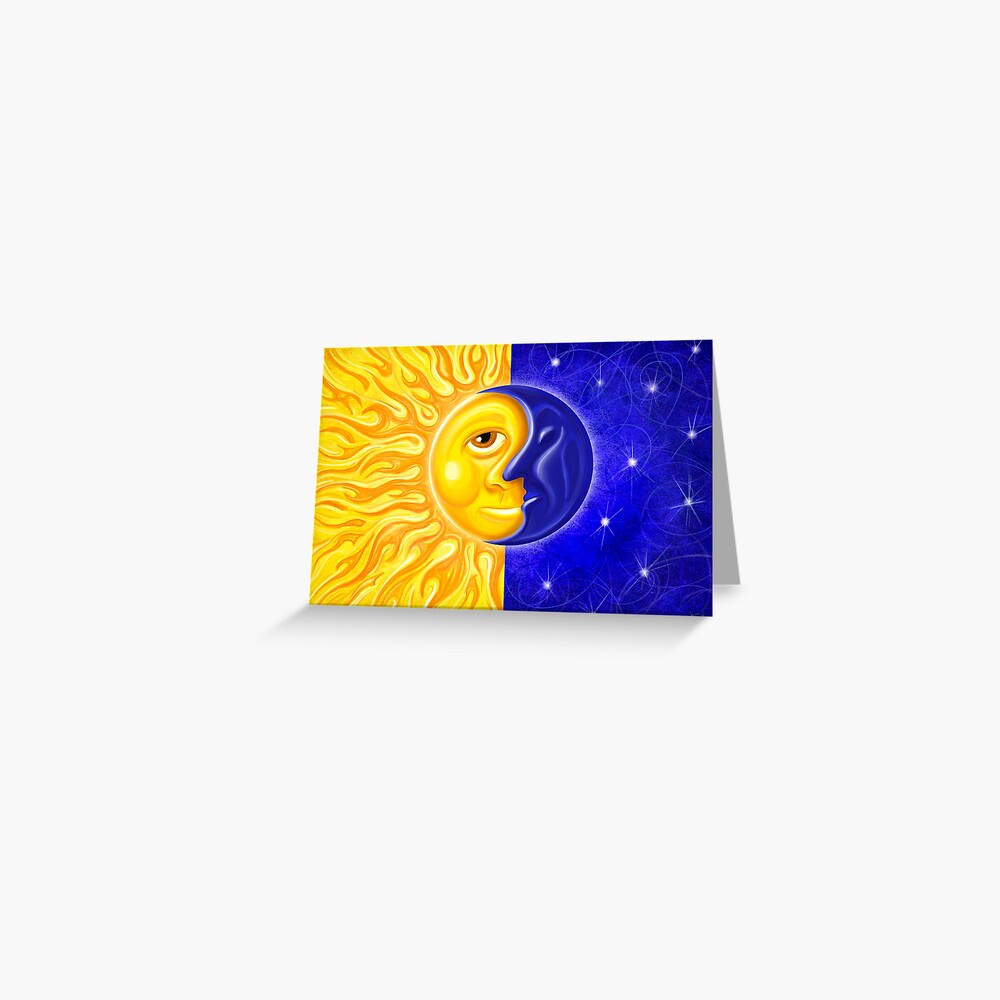 "Solstice Sun and Moon" Greeting Card for Sale by davidkyte | Redbubble