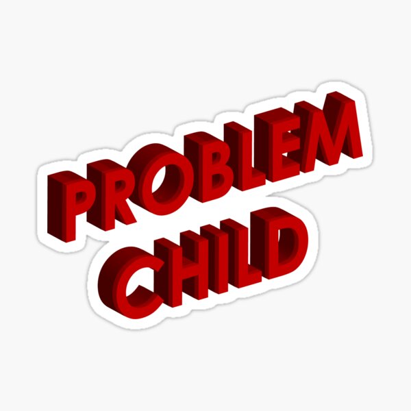 "Problem Child" Sticker by Jaysartmuseum | Redbubble