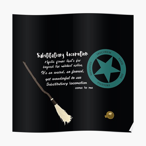 "Substitutiary Locomotion" Poster by KeiLeela | Redbubble