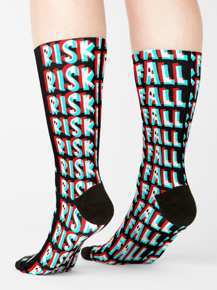 "Fall Risk, are you?" Socks by artjuniverse | Redbubble