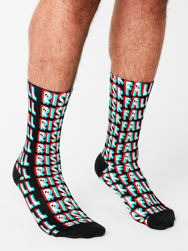 "Fall Risk, are you?" Socks by artjuniverse | Redbubble