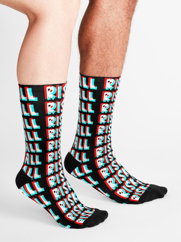 "Fall Risk, are you?" Socks by artjuniverse | Redbubble