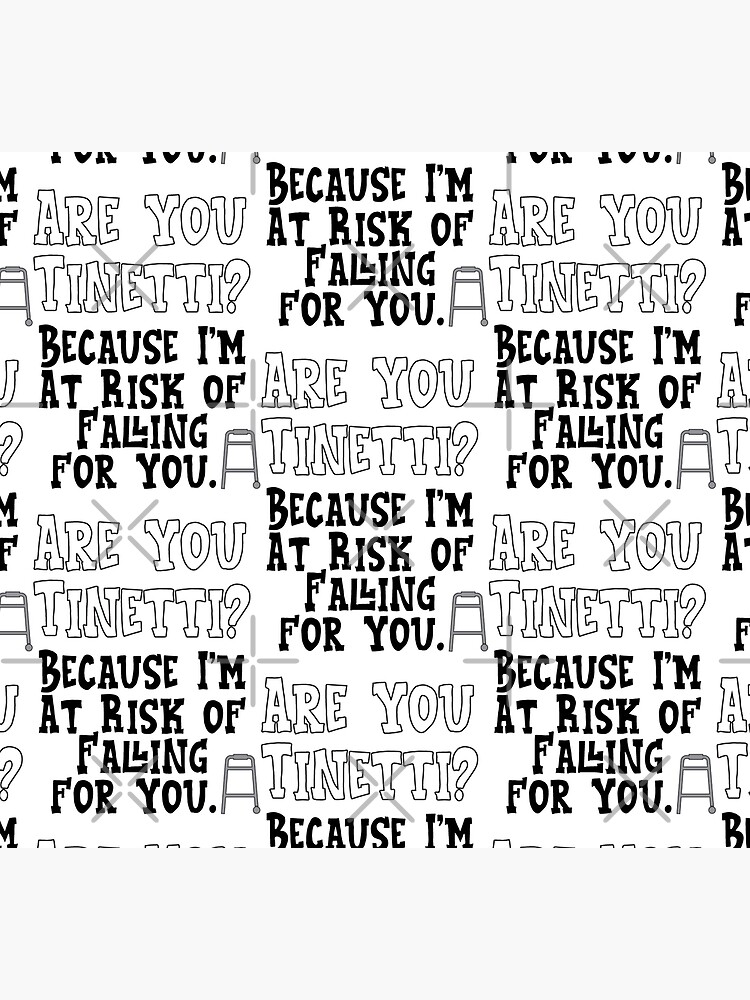 "Are you Tinetti? Because I'm at risk of Falling for you." Socks by ...