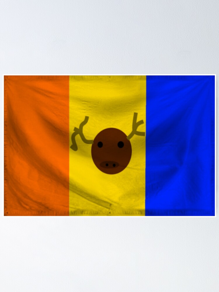 "Moosh Moosh World Flag (Big Products)" Poster for Sale by PigIA ...