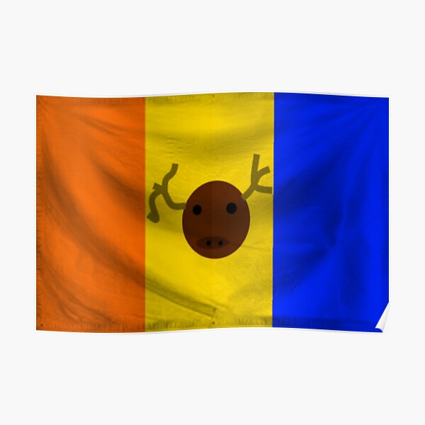 "Moosh Moosh World Flag (Big Products)" Poster for Sale by PigIA ...