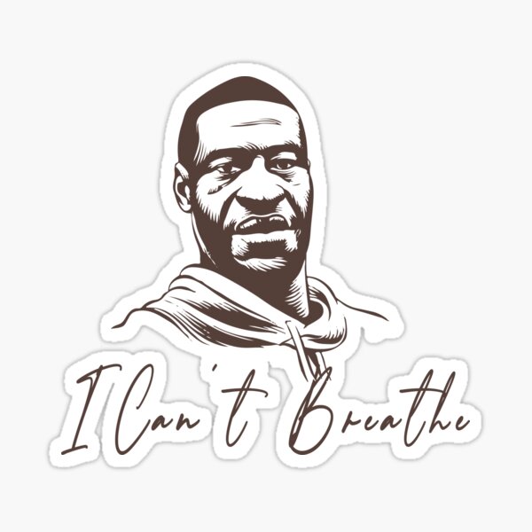 "George Floyd " Sticker for Sale by Pumdy | Redbubble