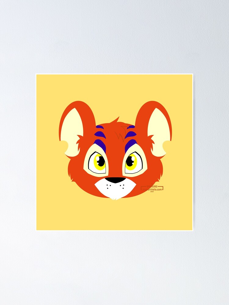 "Minimal Kougra (Red)" Poster for Sale by DeRukoandCO | Redbubble