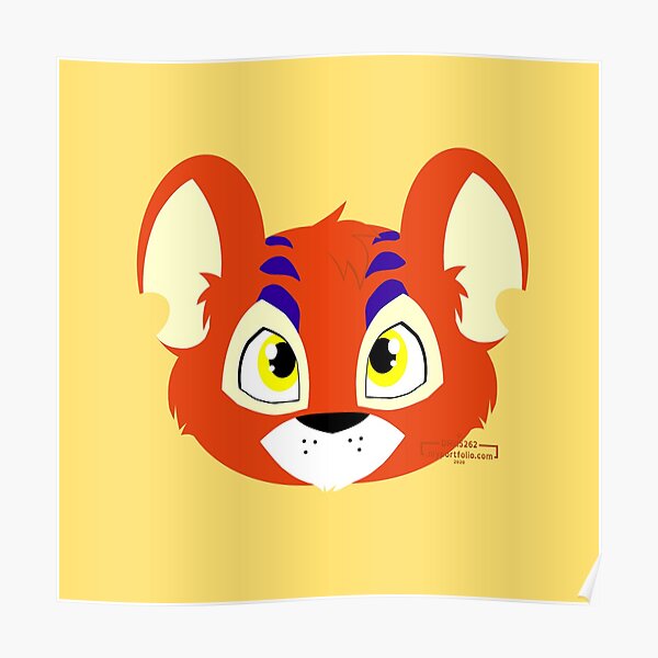 "Minimal Kougra (Red)" Poster for Sale by DeRukoandCO | Redbubble
