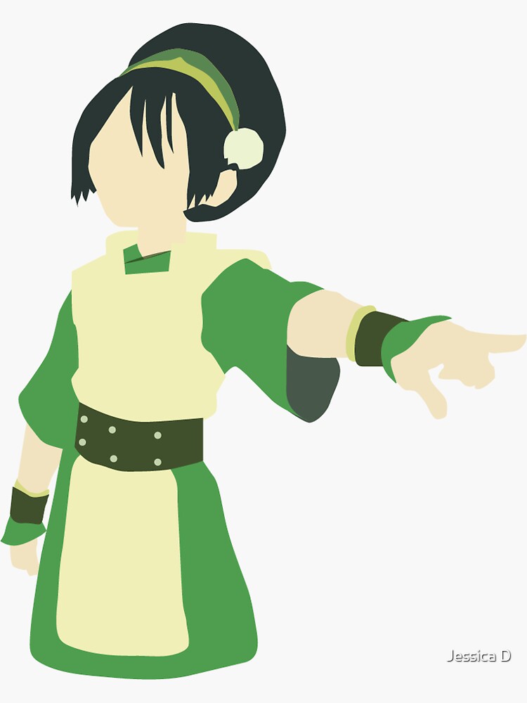 "Toph Minimalism" Sticker by booth030 | Redbubble