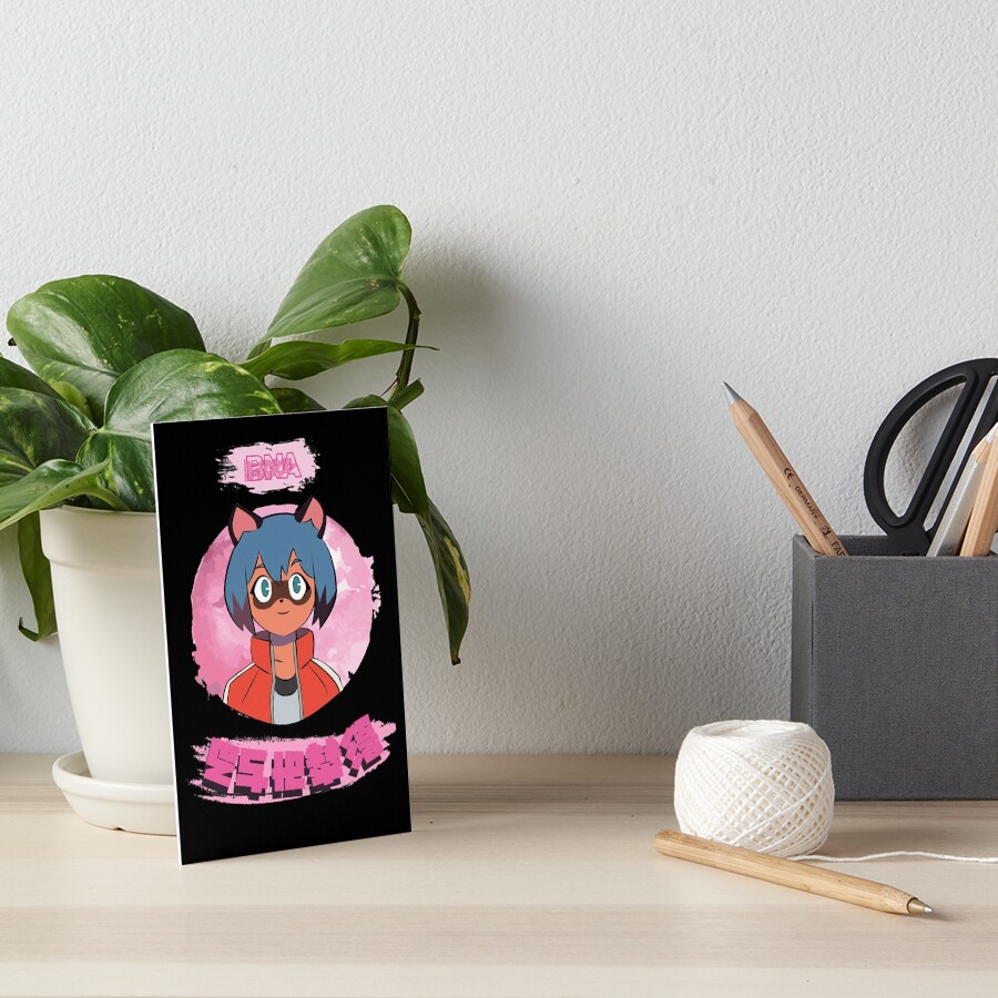 "BRAND NEW ANIMAL (BNA): KAGEMORI MICHIRU TANUKI" Art Board Print for ...