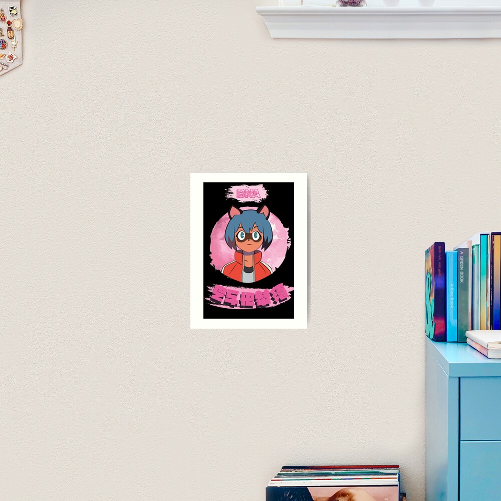 "BRAND NEW ANIMAL (BNA): KAGEMORI MICHIRU TANUKI" Art Print by ...