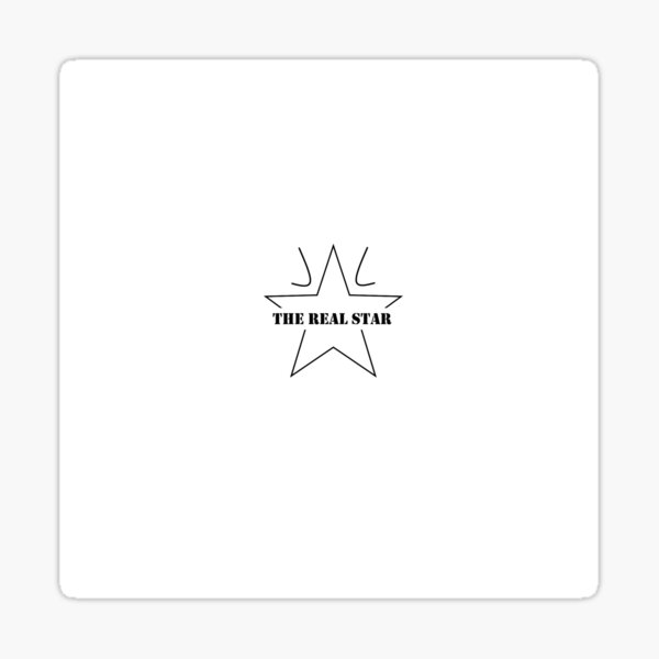 "The Real Star" Sticker for Sale by ShinGrace | Redbubble
