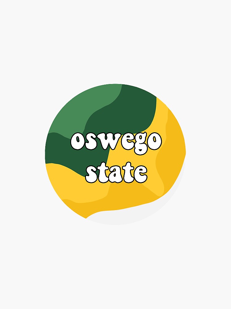 "Oswego State sticker" Sticker for Sale by gabcandela | Redbubble