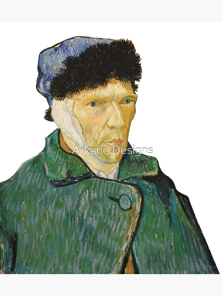 "van gogh cut ear " Poster for Sale by artsrevolution | Redbubble