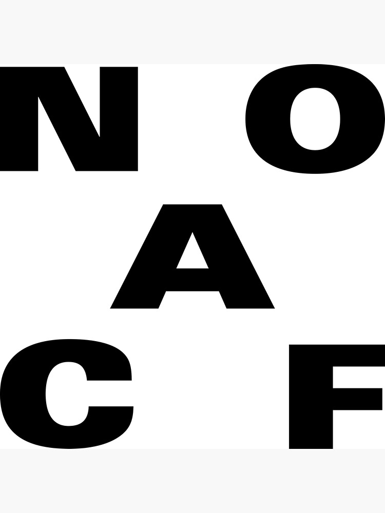 NOACF // The 1975" Poster by ashjacki | Redbubble
