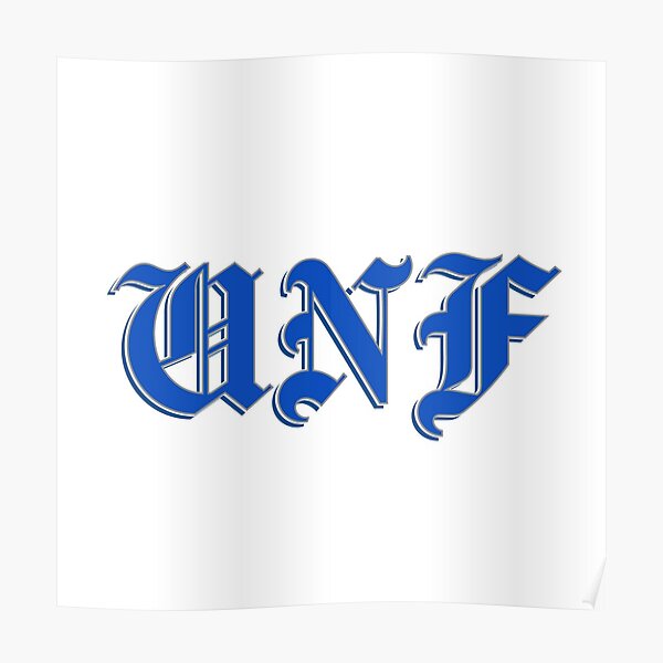 "UNF Sticker" Poster by AashviPatel | Redbubble