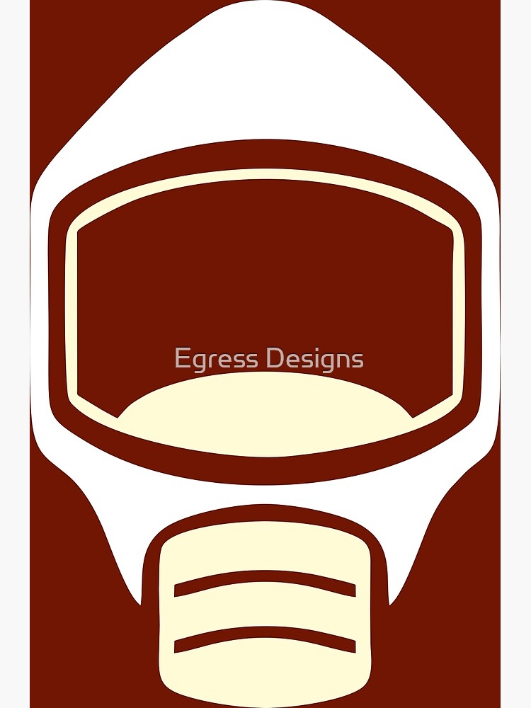 Póster «Emergency Escape Mask (or Smoke Hood, or Gas Mask) Sign» de ...