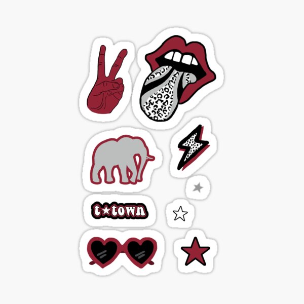 "university of alabama bama roll tide sticker pack" Sticker by mktd6 ...