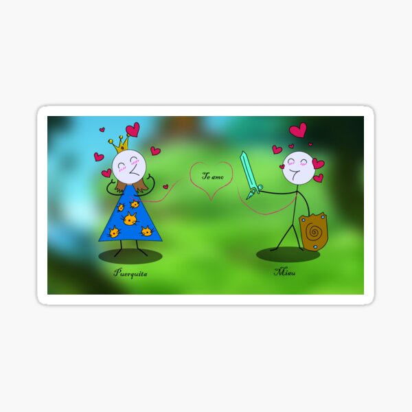 "You and me" Sticker by Jhorley-Jhorley | Redbubble