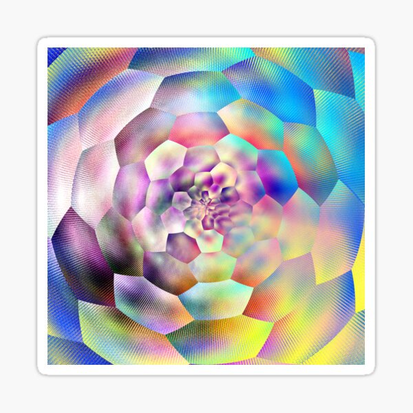 "Vertex Flora" Sticker by EphydriadDesign | Redbubble
