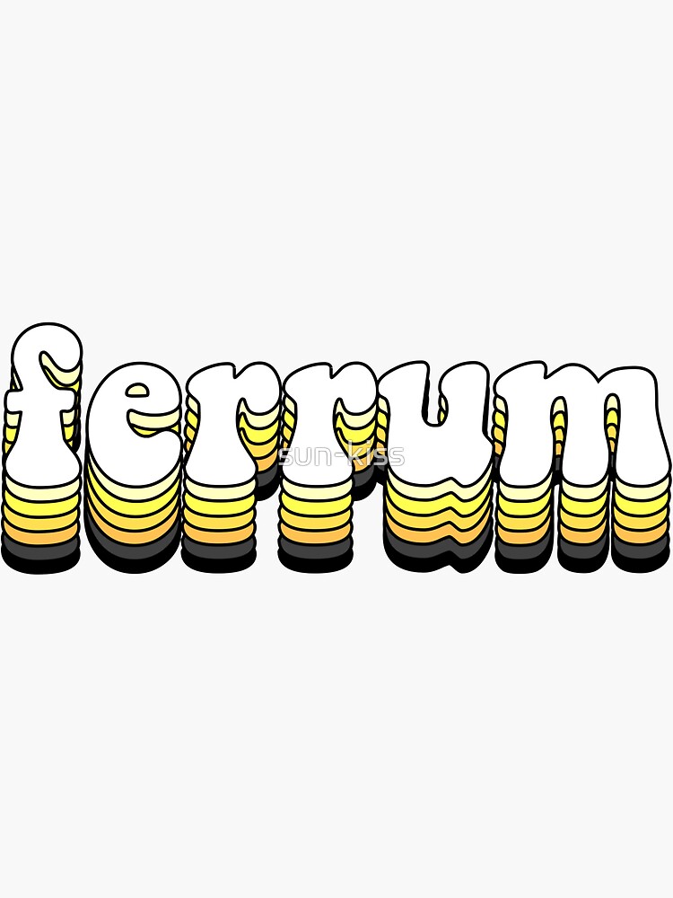 "Ferrum College Sticker" Sticker by sun-kiss | Redbubble
