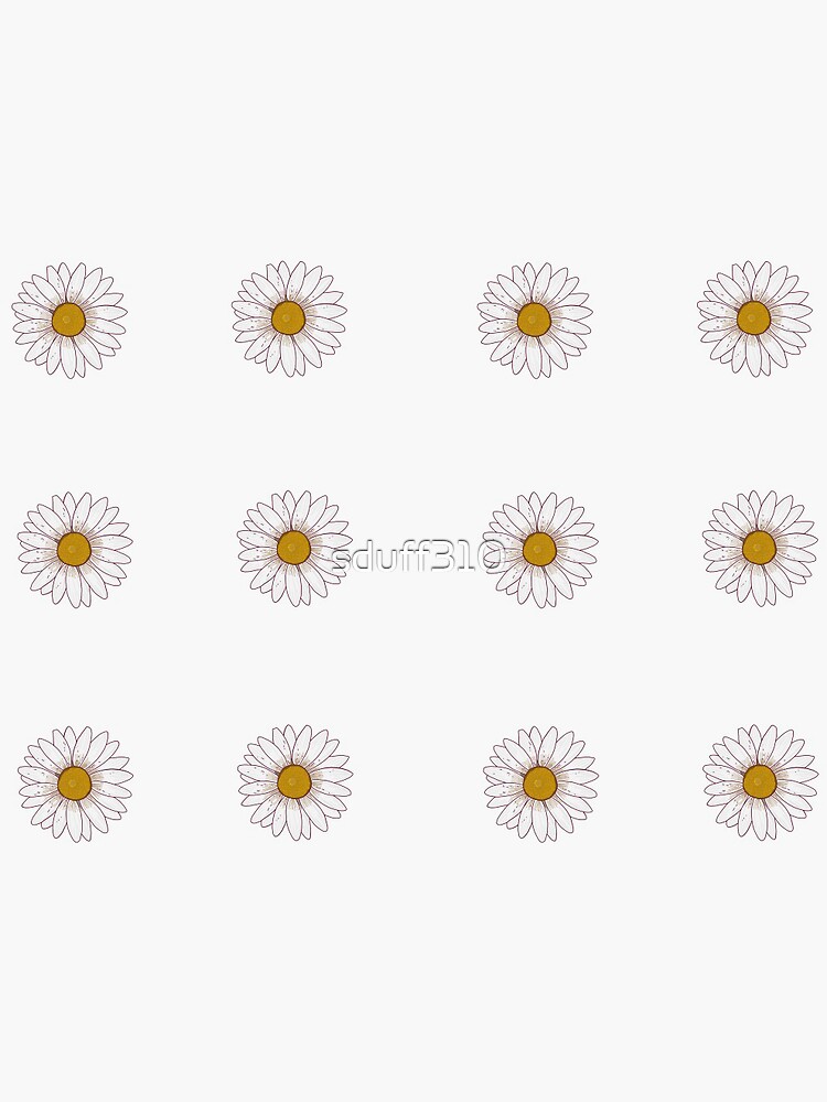 "Daisy sticker pack" Sticker by sduff310 | Redbubble