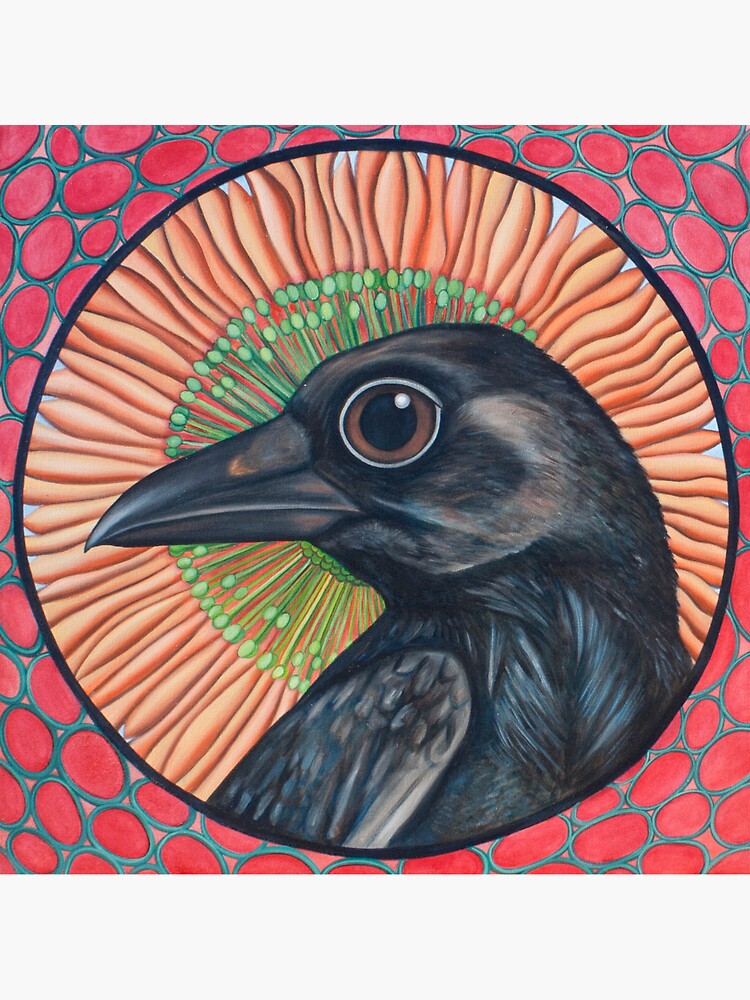 "Autumn - Raven " Sticker for Sale by Kyllan Maney | Redbubble