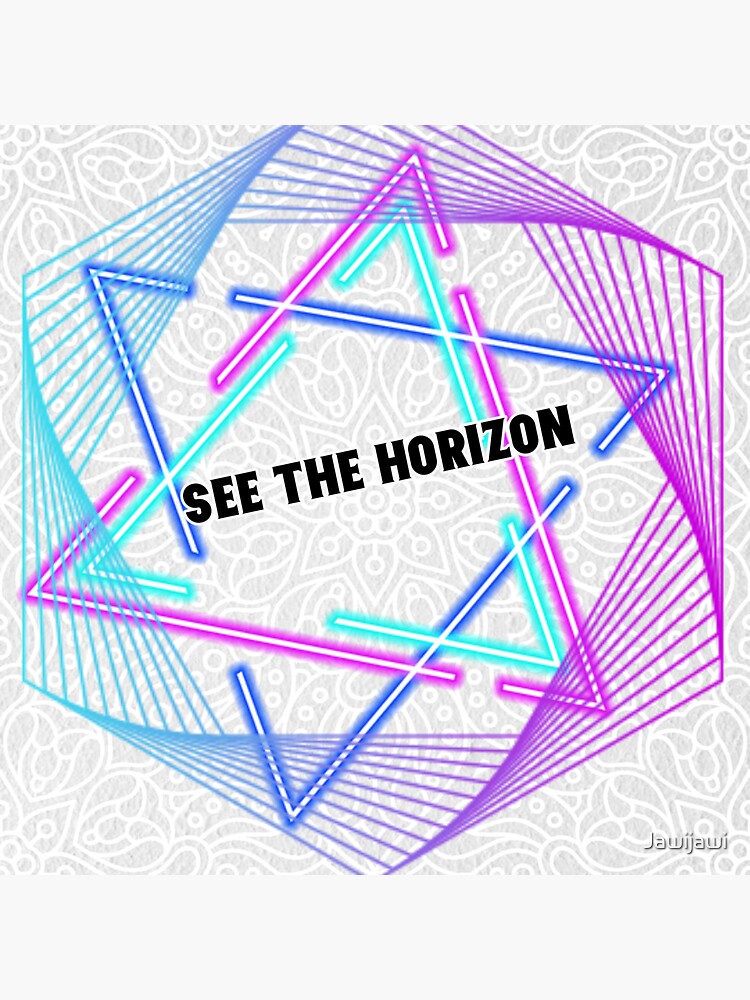 "Horizon" Sticker by Jawijawi | Redbubble