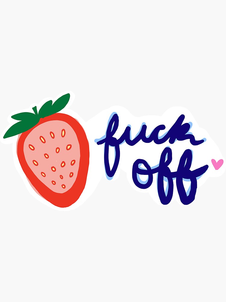 "F-Off" Sticker for Sale by akmalek | Redbubble