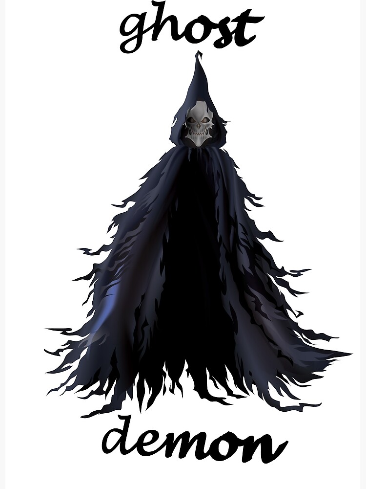 "Ghost Demon TShirt" Poster for Sale by mimou1010 | Redbubble