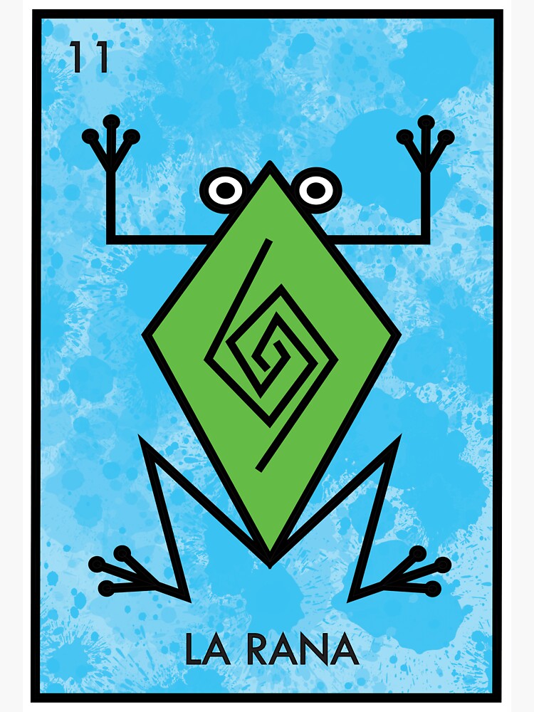 "La Rana" Sticker by RosalinaRV | Redbubble