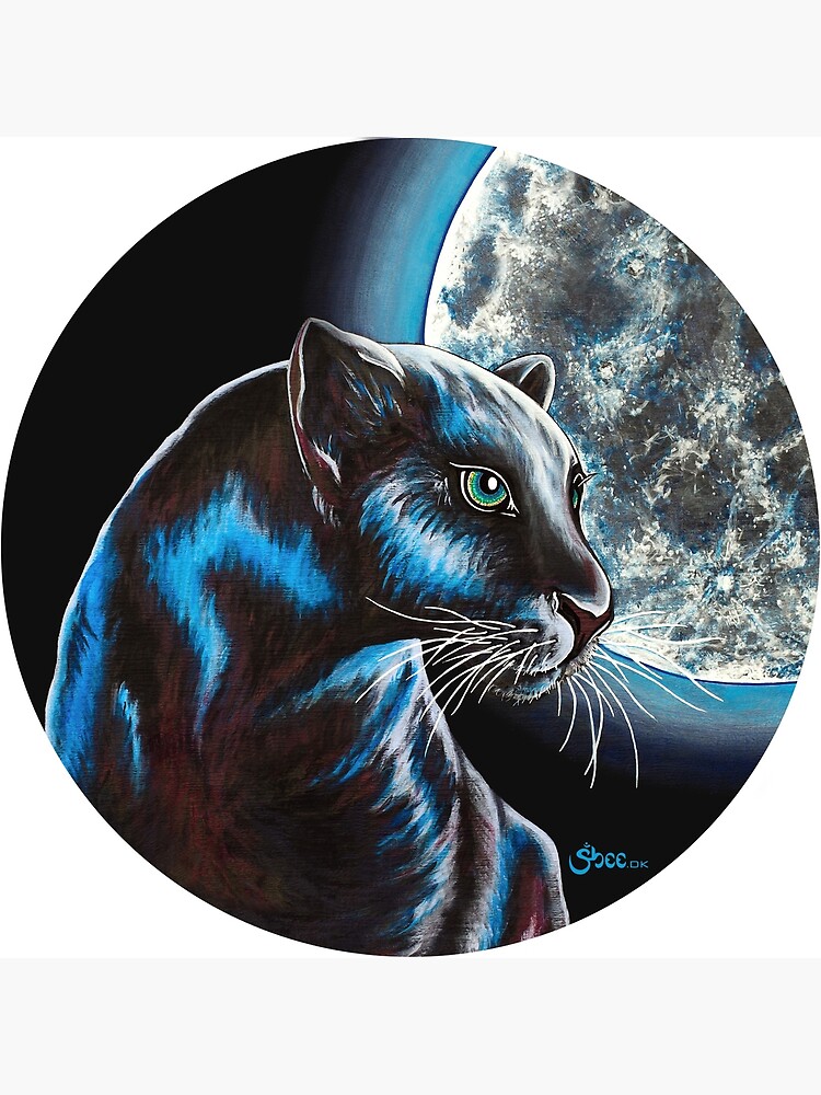 Póster «Moon Panther - Shee animales en peligro de extinción retro» de ...