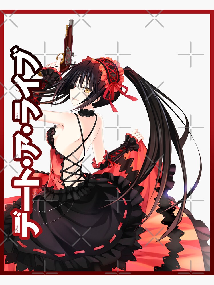 Kurumi Tokisaki Sticker By Rubster21 Redbubble