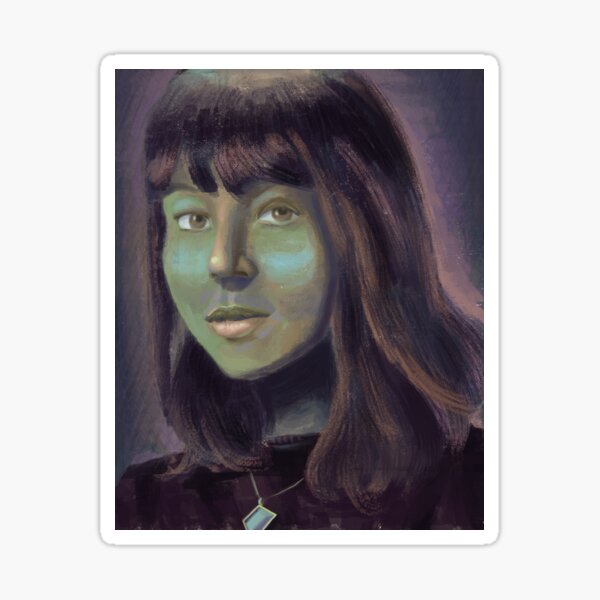 "Vira Talisa Portrait" Sticker by Hendralutfi | Redbubble