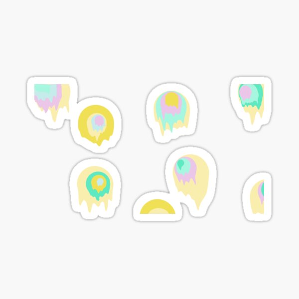 "Trippy and Drippy" Sticker by TasminMags | Redbubble
