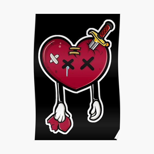 "heart gang" Poster by marimanmari | Redbubble
