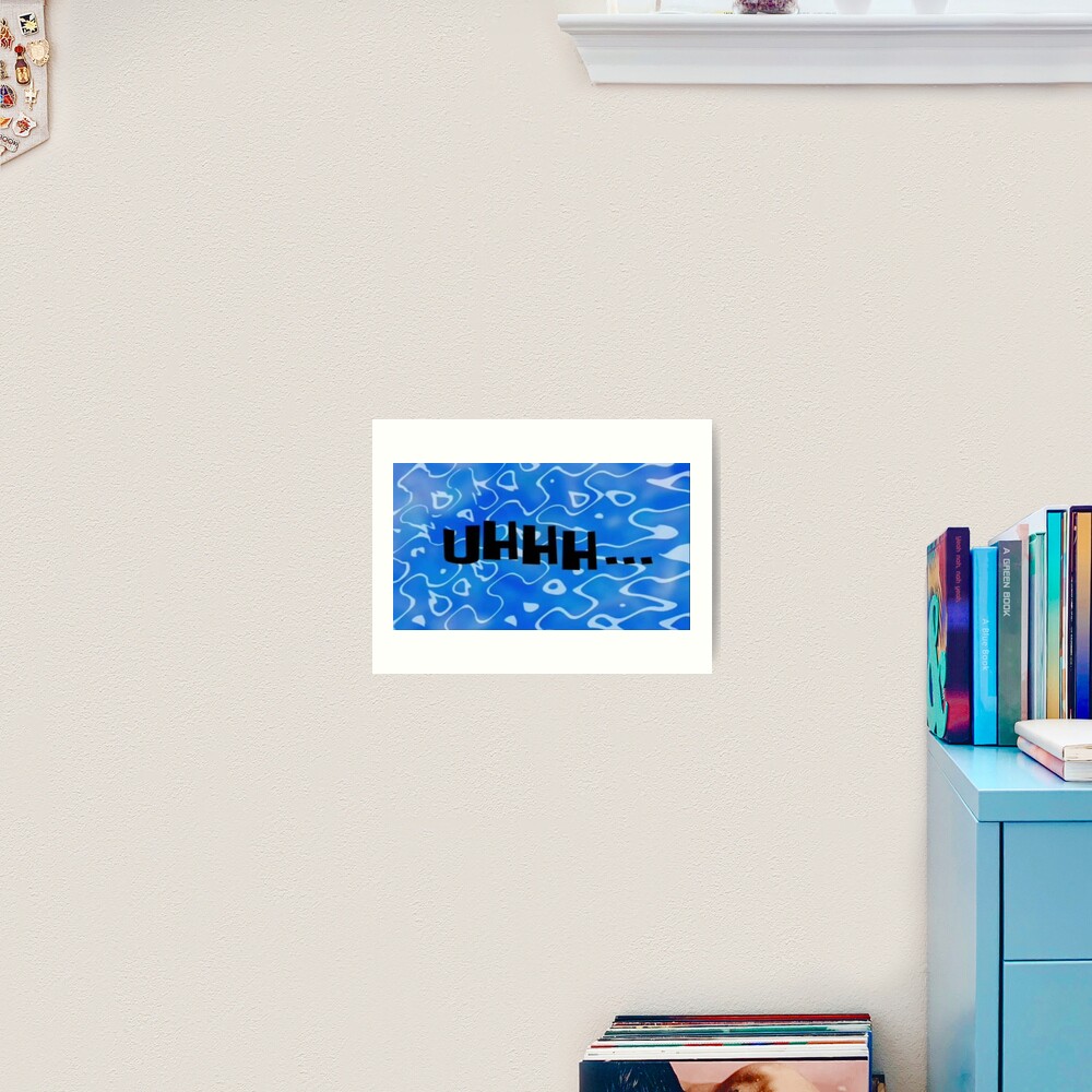 "Spongebob Uhhh..." Poster for Sale by Verglence | Redbubble