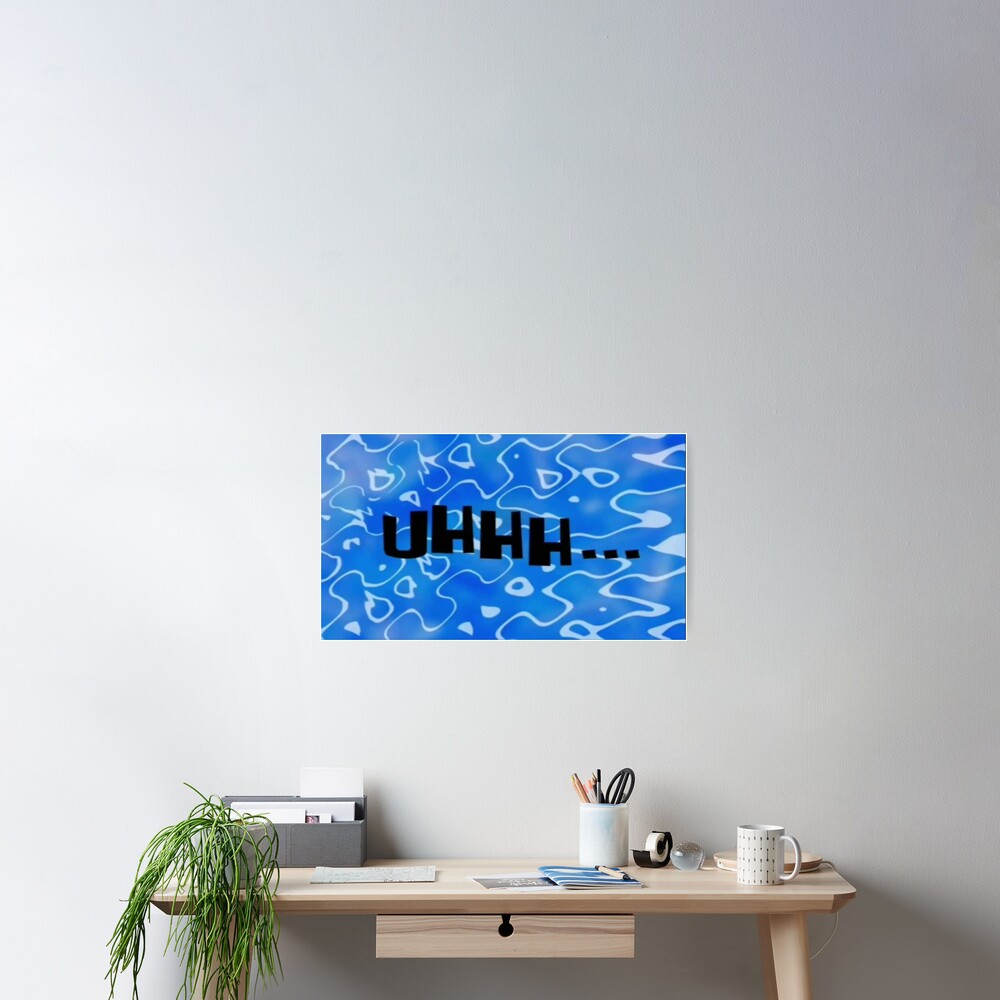 "Spongebob Uhhh..." Poster for Sale by Verglence | Redbubble