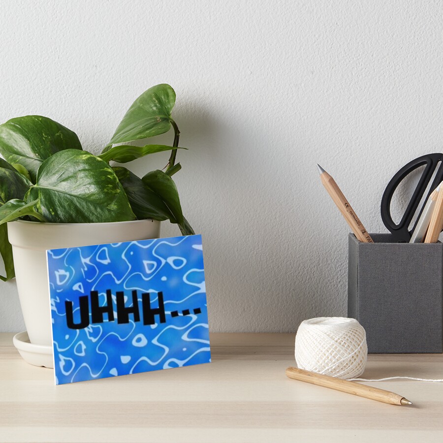"Spongebob Uhhh..." Poster for Sale by Verglence | Redbubble