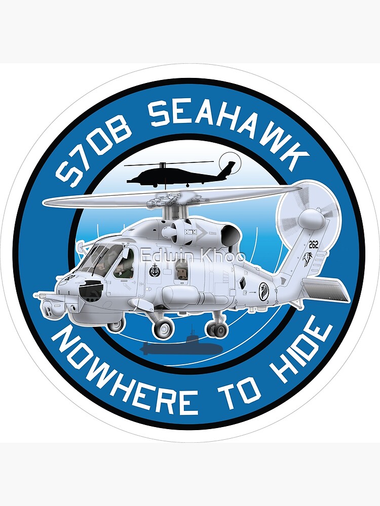 "RSAF RSN Sikorsky S-70B Naval Helicopter" Poster for Sale by gubak76 ...