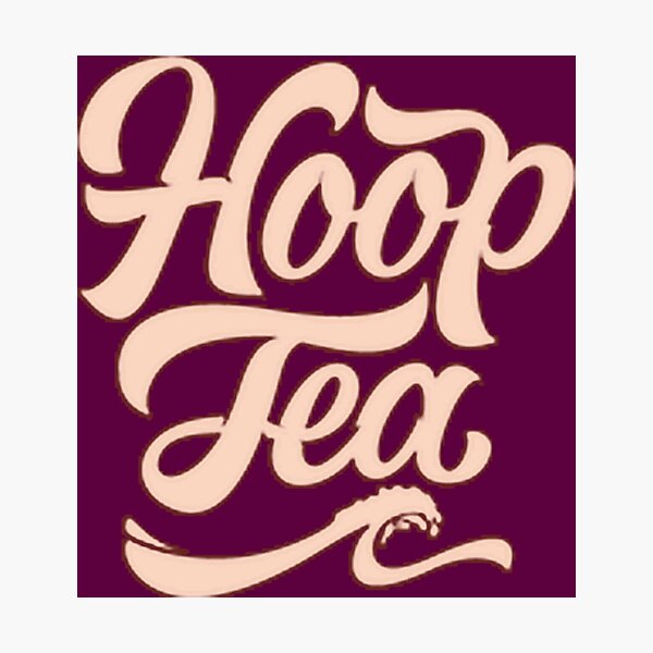 "Hoop tea title of calligraphy typography lettering text quotes ...