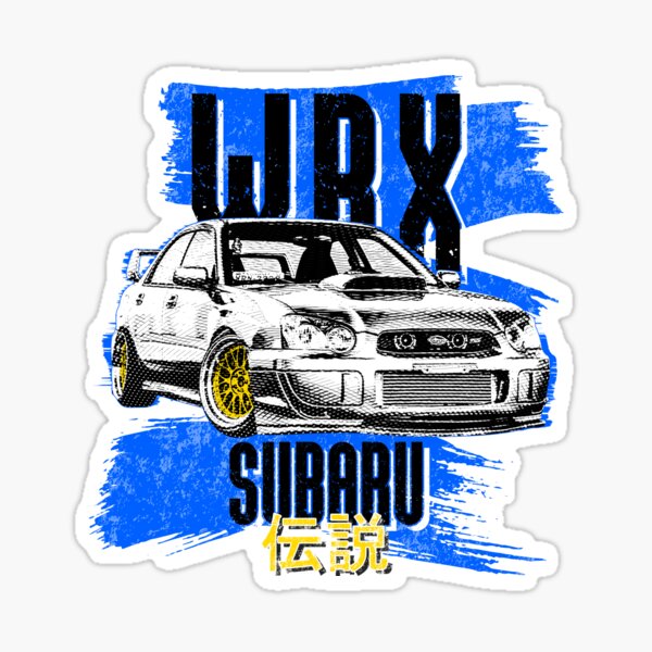"WRX STI Subaru Impreza" Sticker for Sale by Svinil | Redbubble