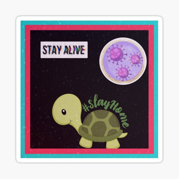 "save the turtles, save the humans " Sticker by MickArt | Redbubble