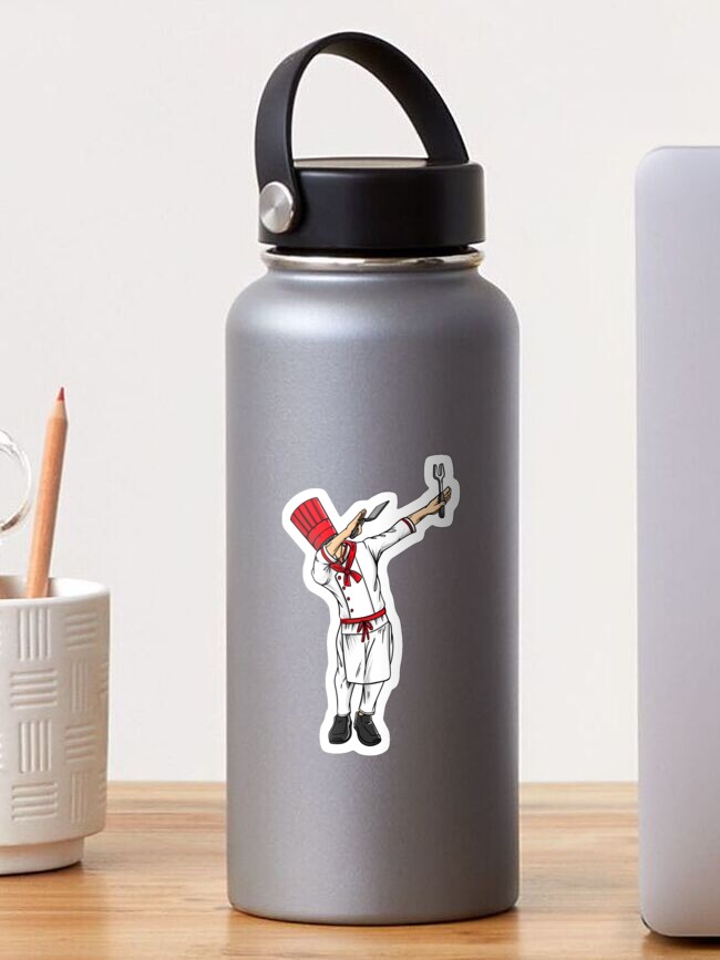 "Dabbing Hibachi Chef" Sticker for Sale by alexmichel | Redbubble