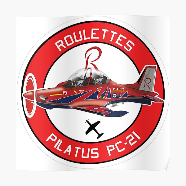 "Pilatus PC-21 RAAF Roulettes" Poster for Sale by gubak76 | Redbubble