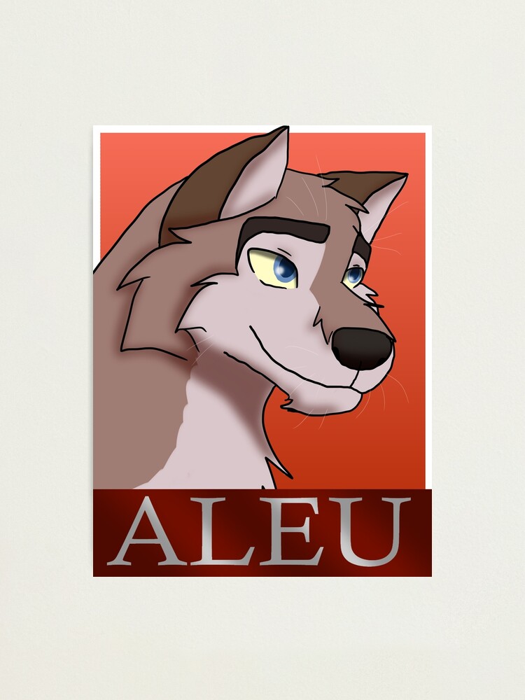 Lámina fotográfica «Balto: Etiqueta de identificación de Aleu» de ...