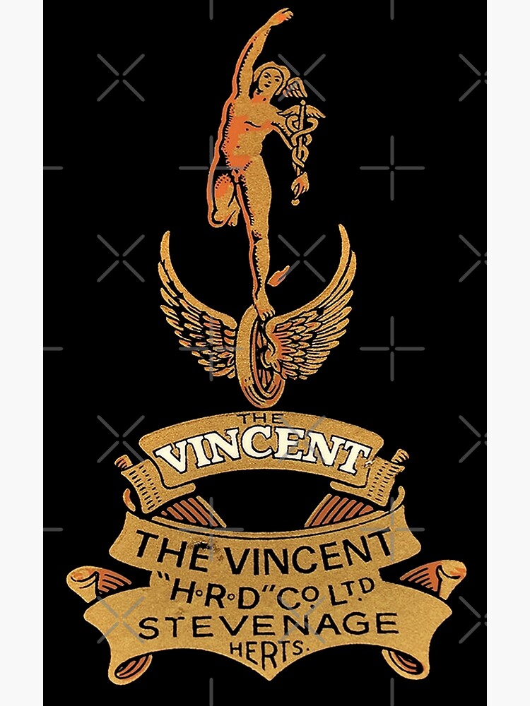 "Vincent Motorcycle Logo" Art Print for Sale by Salocin | Redbubble