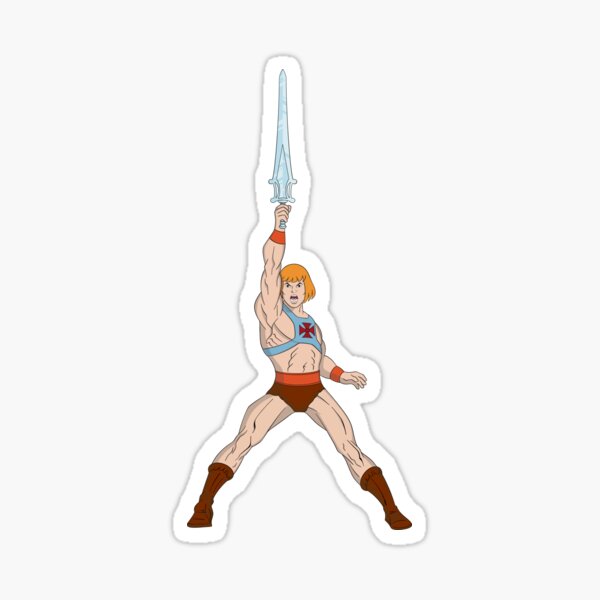 "He-Man" Sticker by Deanomite85 | Redbubble