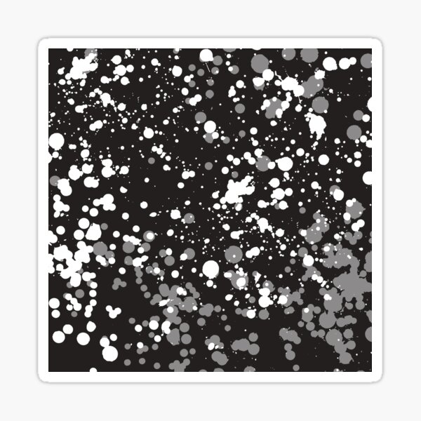 "Splash Dot Pattern Space Design" Sticker for Sale by JustCreativity ...