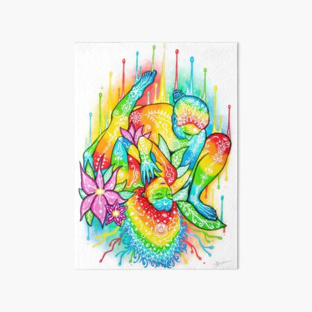 "Cosmic Union - Erotic Art Illustration Nude Love Lovers Relationship ...